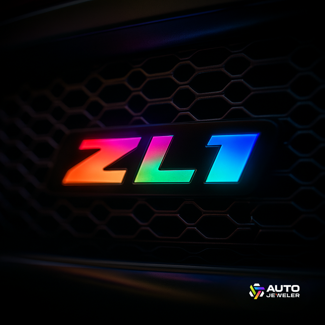 ZL1 Camaro RGBW Flow Series LED Emblem – Multicolor Lighted Grille ...